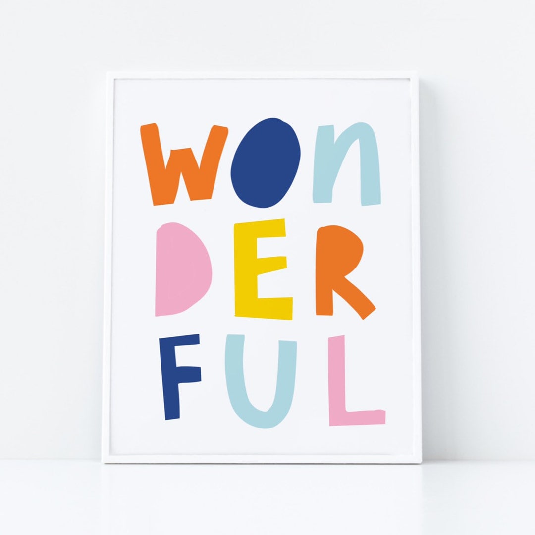 Wonderful Printable Nursery Print Nursery Room Decor Wall Art Colorful ...