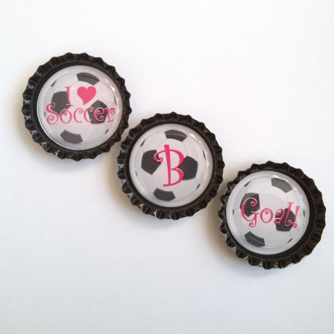 Bottle Cap Initial