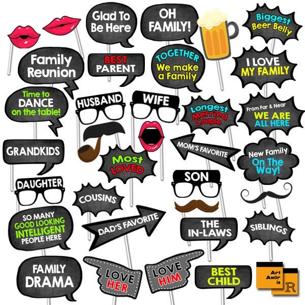 Family Photo Prop - Etsy