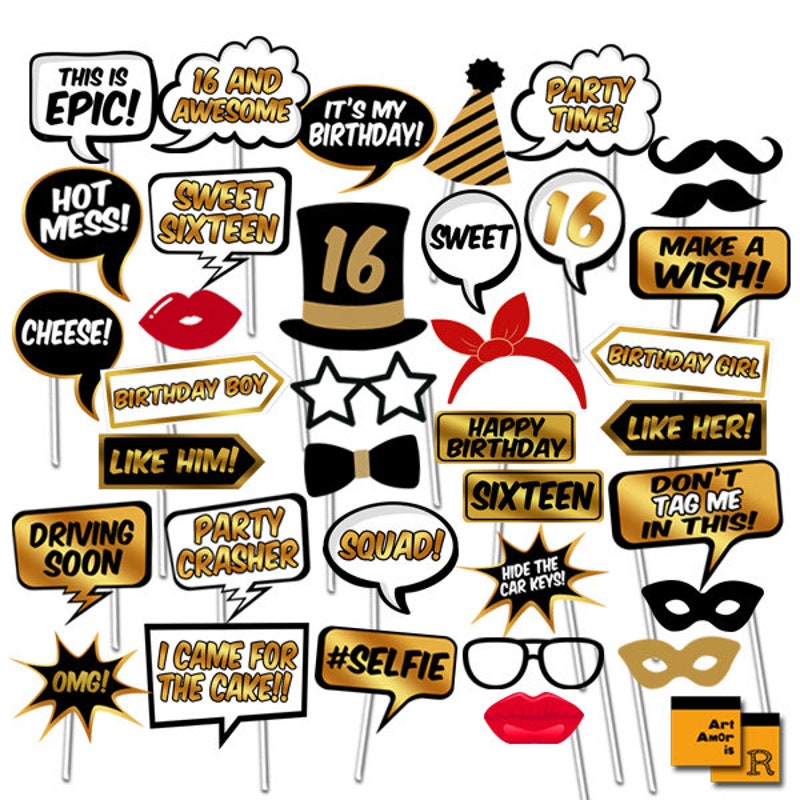 Sweet Sixteen Prop - Etsy