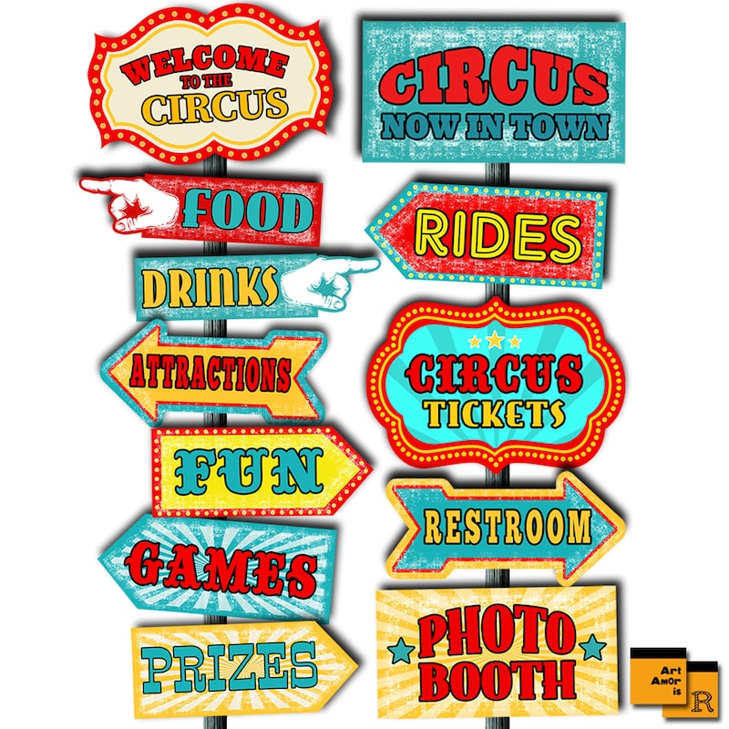 Circus Sign - Etsy