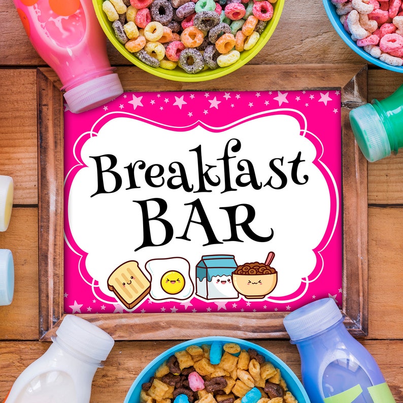 Sleepover Party Signs Pajama Party Slumber Party Birthday - Etsy