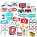 Medical Nursing Graduation Photo Booth Props, Printable Doctor ...