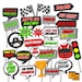 Race Car Photo Booth Props, Racing Car Party Decor, Racing Party ...
