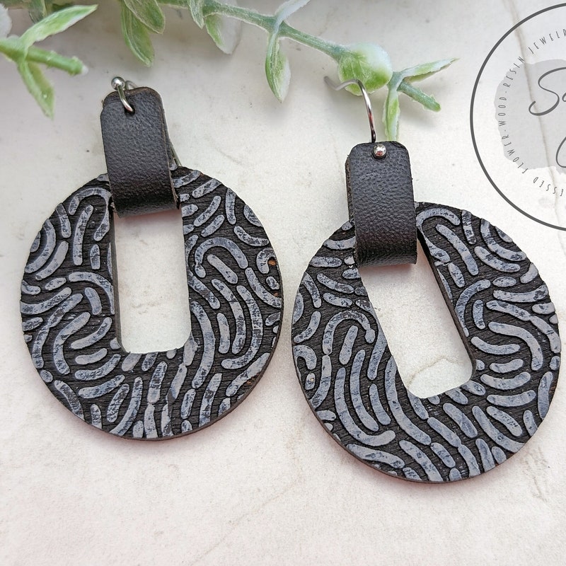 Abstract Earrings - Etsy
