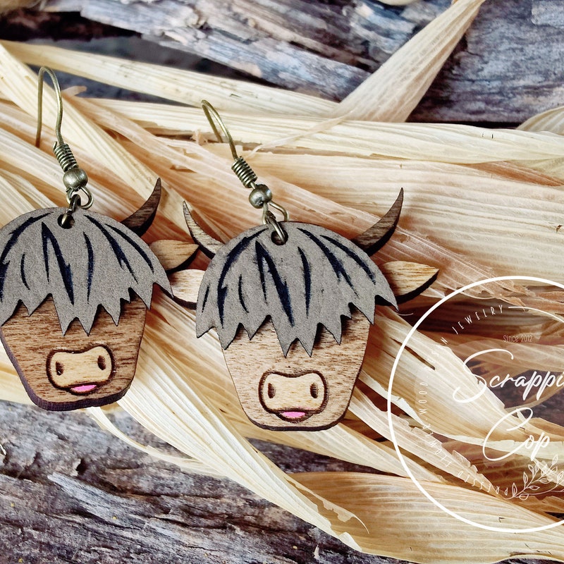 Highland Cow Silver Clip - Etsy