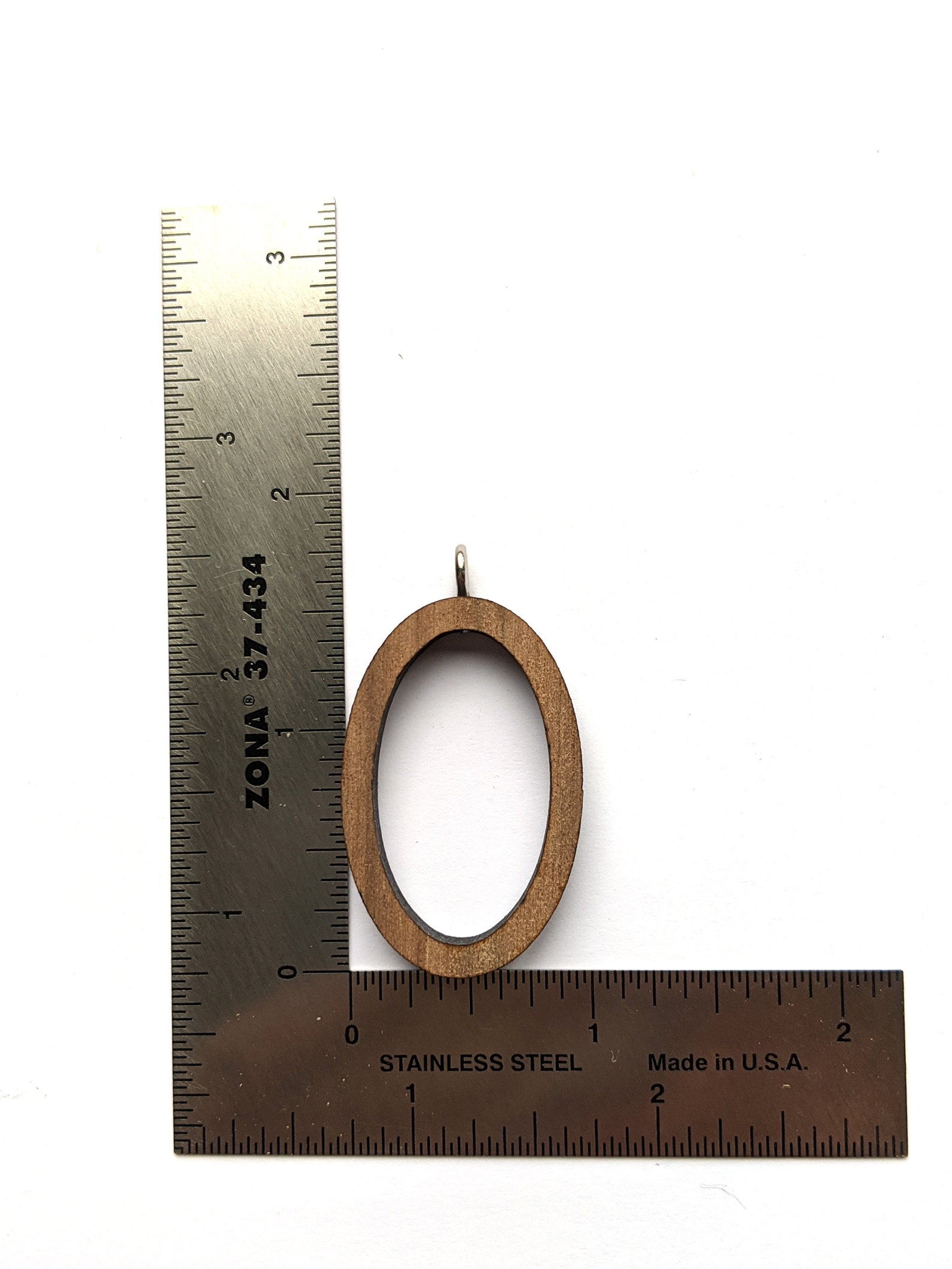 Open Back Wood Pendant Bezel DIY for Resin Polymer Etc. | Etsy