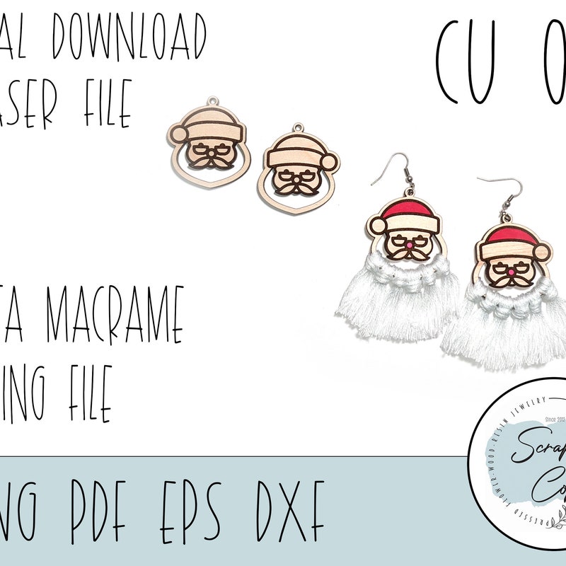 Macrame Santa - Etsy