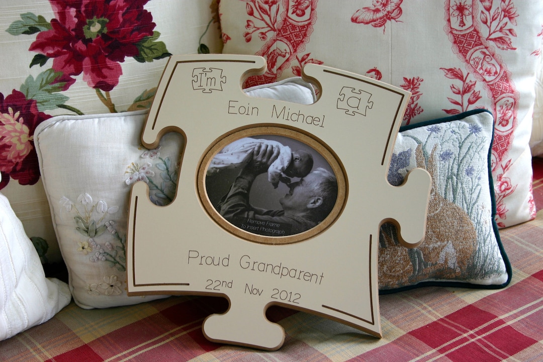 Proud Grandparents Puzzle Board Personalised - Etsy