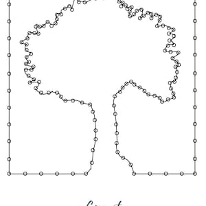 Tree String Art Template - Tree Pattern - Crafting - Design - DIY ...