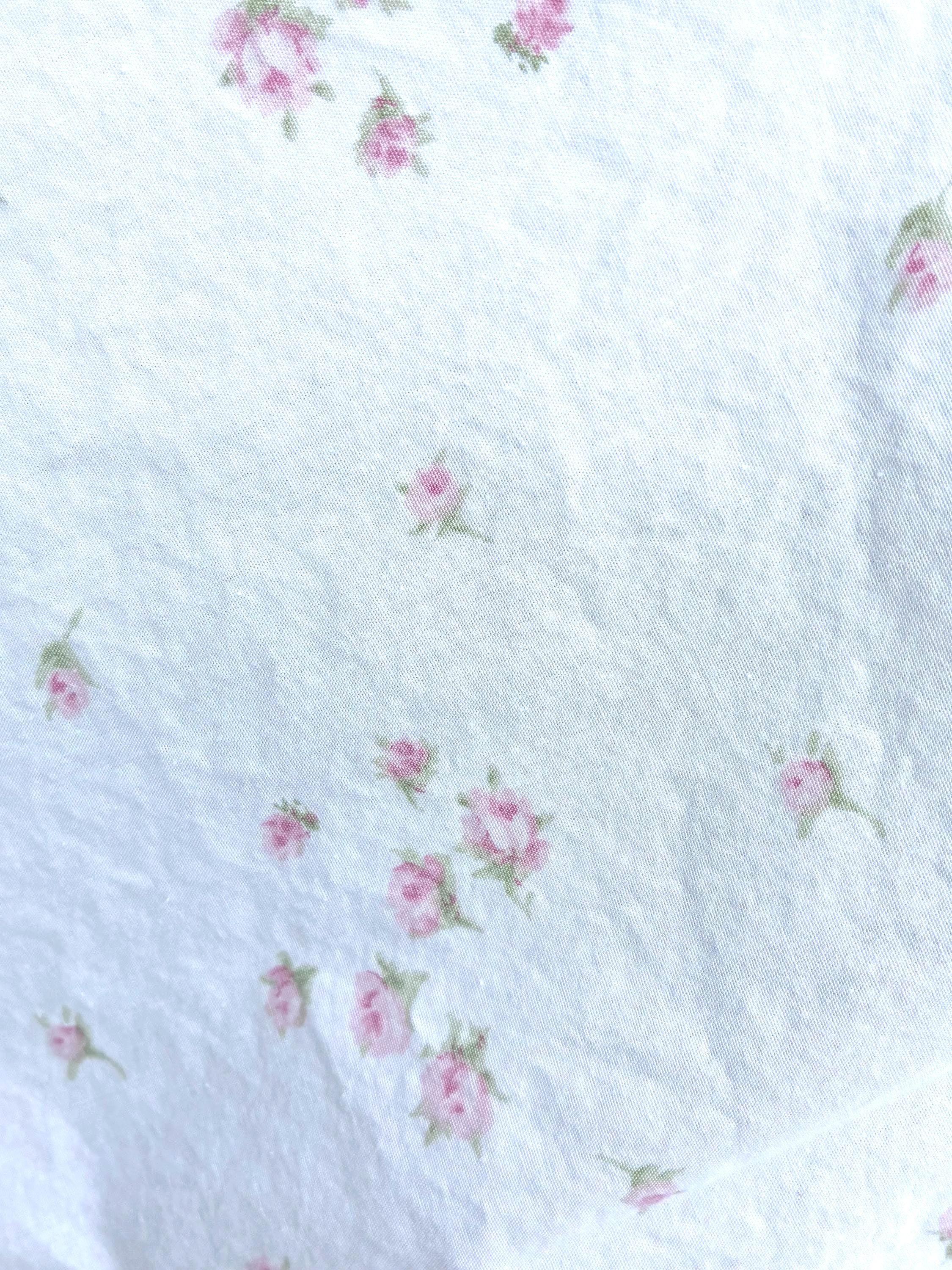 Simply Shabby Chic Rosebud Twin Flat Sheet - Rachel Ashwell Cutter ...