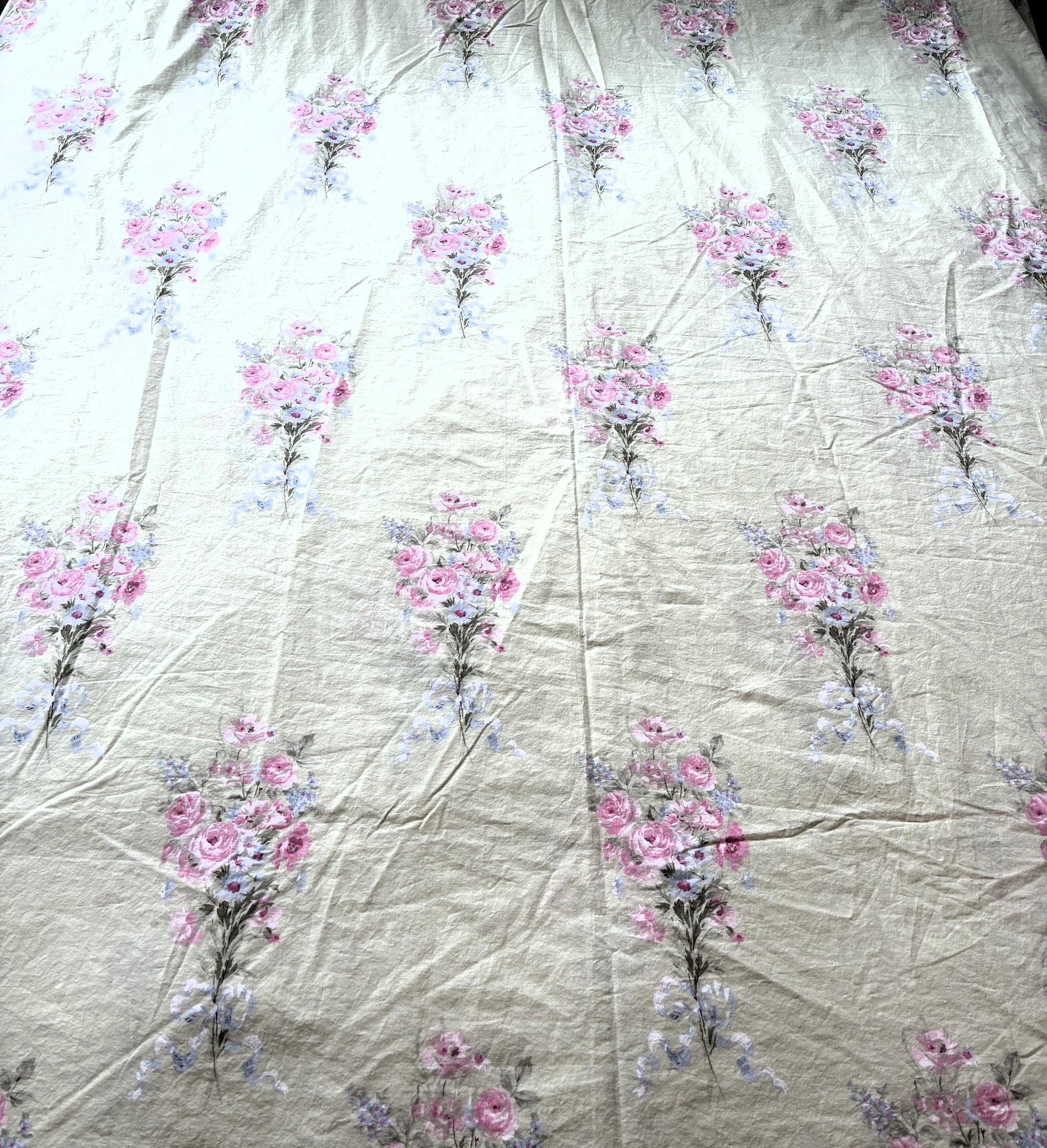 Laura Ashley Vintage Bramble Rose Floral Duvet Cover / Romantic Bedroom ...
