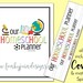 Rainbow Themed Homeschool Planner (letter Size - Will Fit Large Happy ...