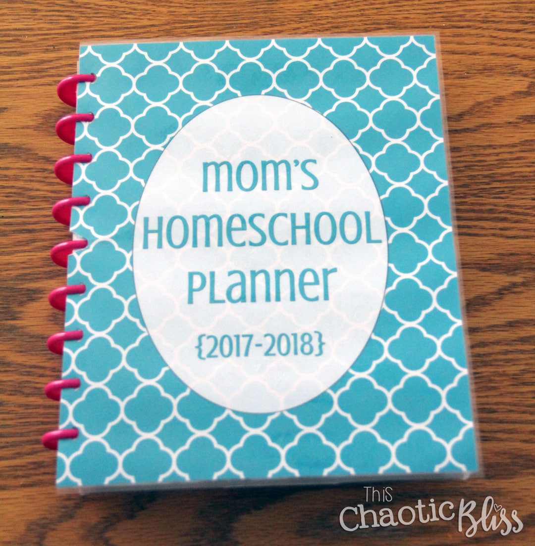 UNDATED Homeschool Planner Printable in Classic or Large HAPPY PLANNER ...