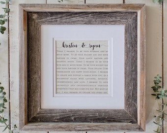 Framed song lyrics | Etsy