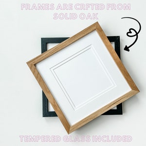 Personalized Wording for Any Occasion in a Solid Wood Frame With Double ...