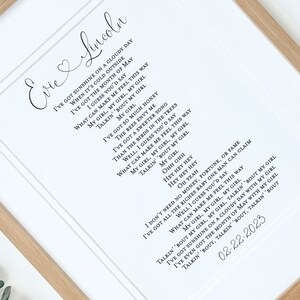 Personalized Wording for Any Occasion in a Solid Wood Frame With Double ...