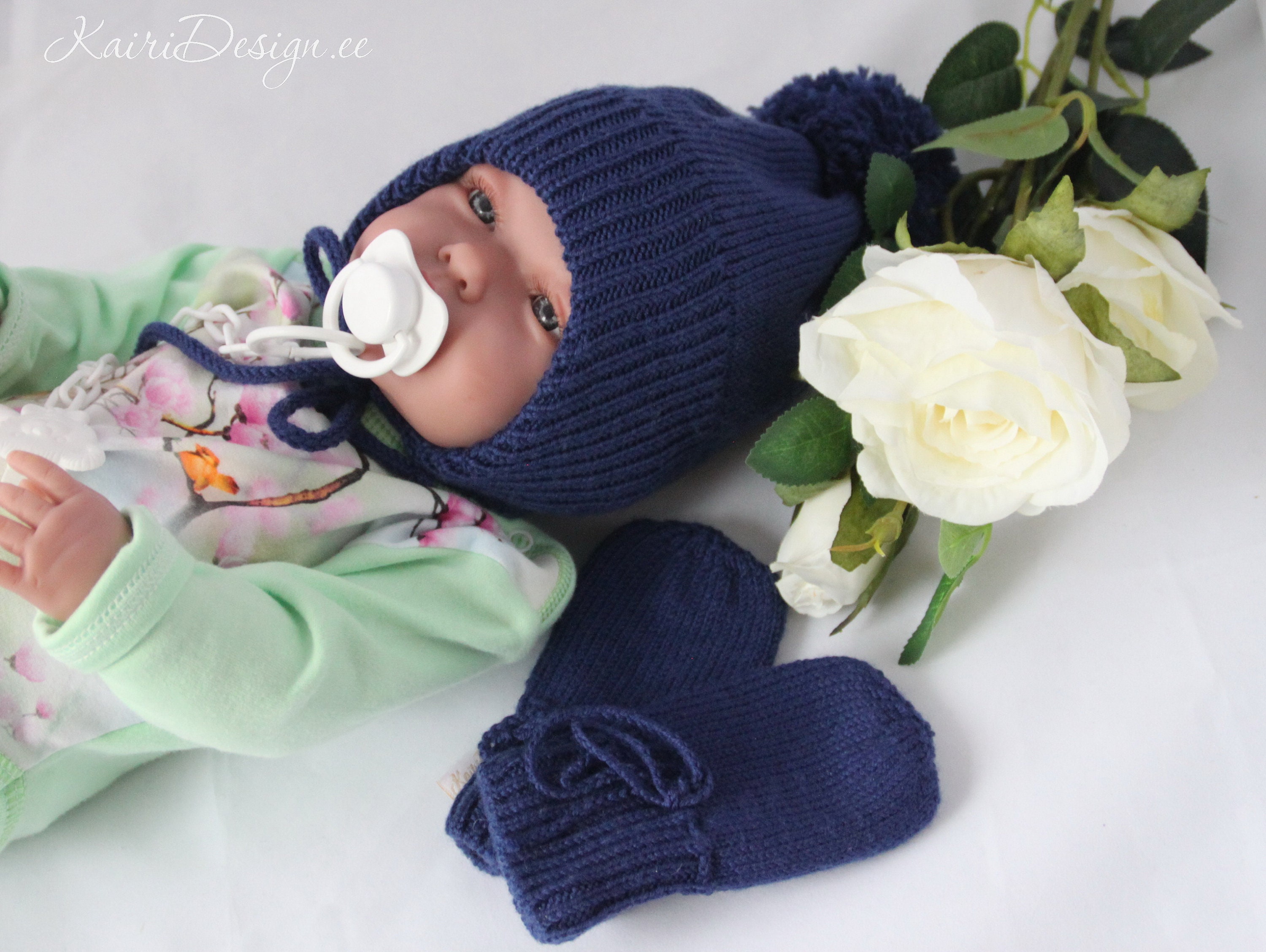 MACHINE KNITTING PATTERN- Knitting Patterns for Newborn Baby Mittens ...