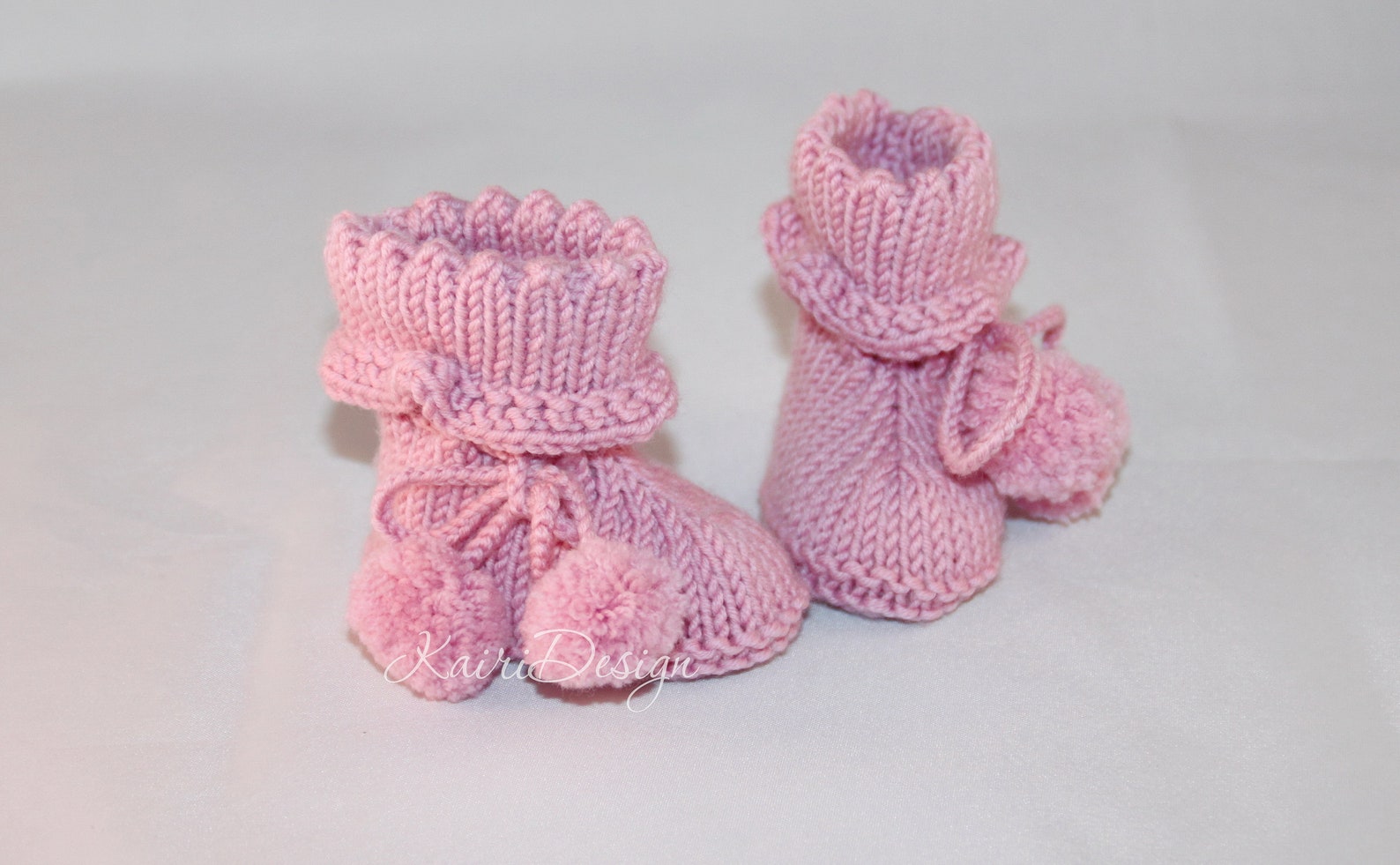 HAND KNITTING PATTERN- Baby Booties Knitting, Booties for Newborn, Easy ...
