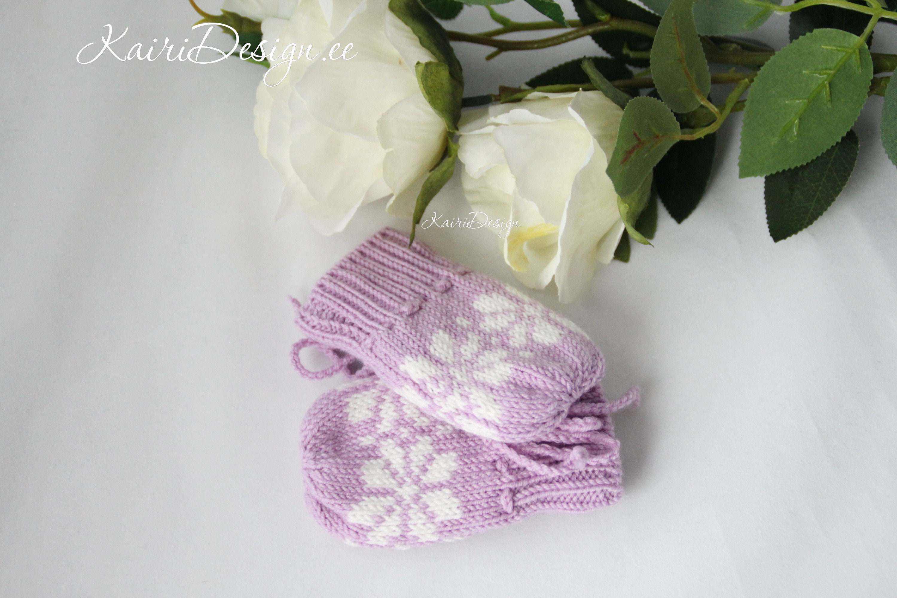 MACHINE KNITTING PATTERN Baby Mittens Knitting Pattern, Newborn Mittens ...