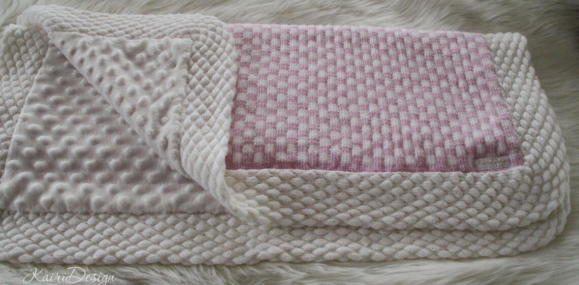 Machine KNITTING PATTERN Baby Blanket Stroller Knitting Pattern PDF ...