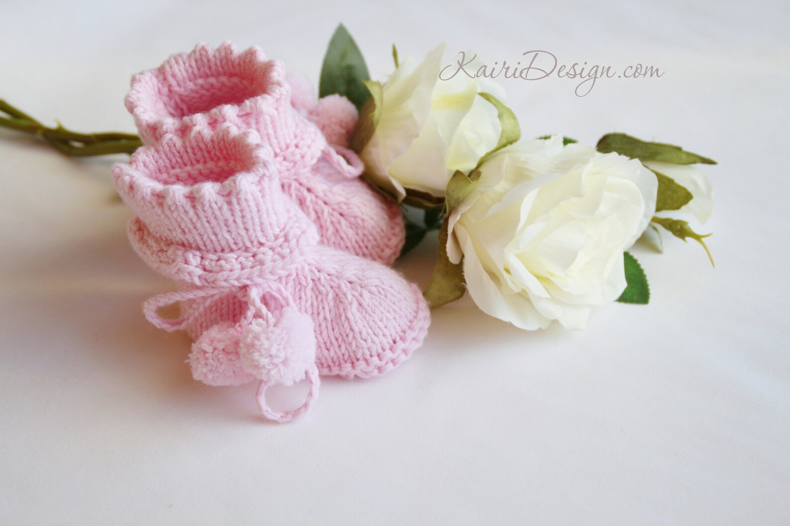HAND KNITTING PATTERN- Baby Booties Knitting, Booties for Newborn, Easy ...