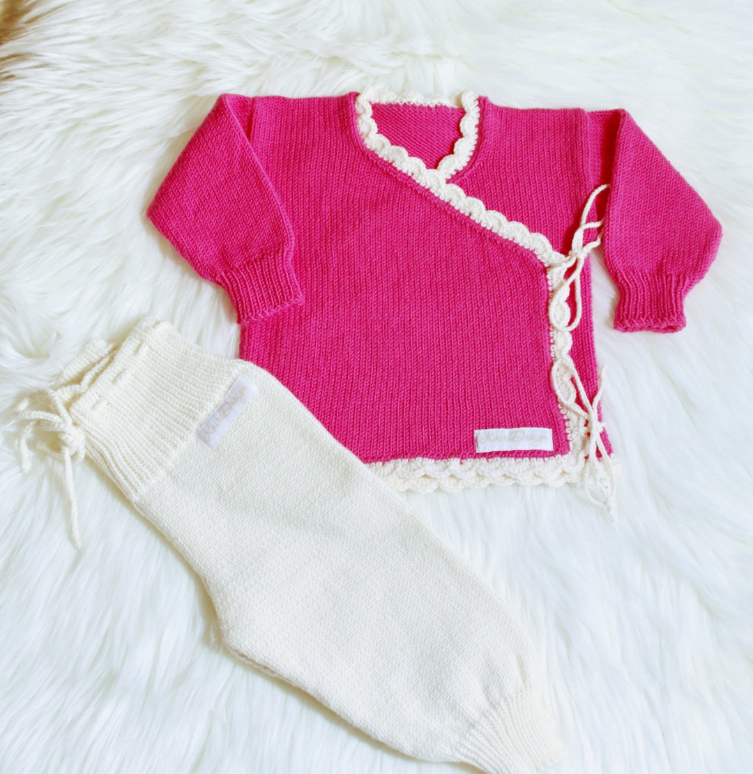 MACHINE KNITTING Pattern- Baby Knitted Set With Pants and Jacket ...