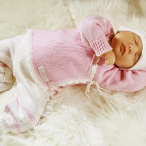 MACHINE KNITTING Pattern- Baby Knitted Set With Pants and Jacket ...