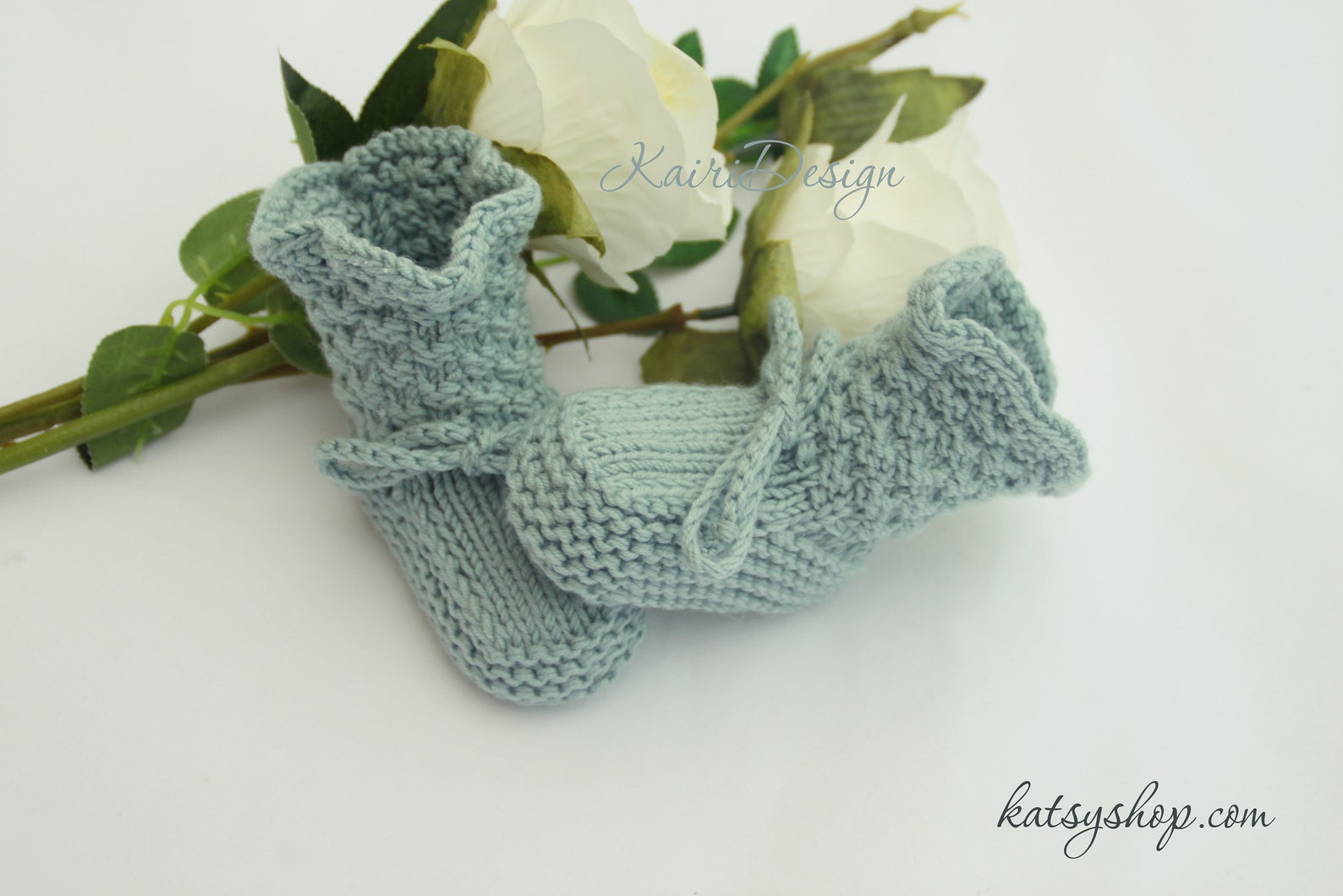 HAND Knitting P A T T E R N- Baby Booties Baby Shoes Knitting Pattern ...