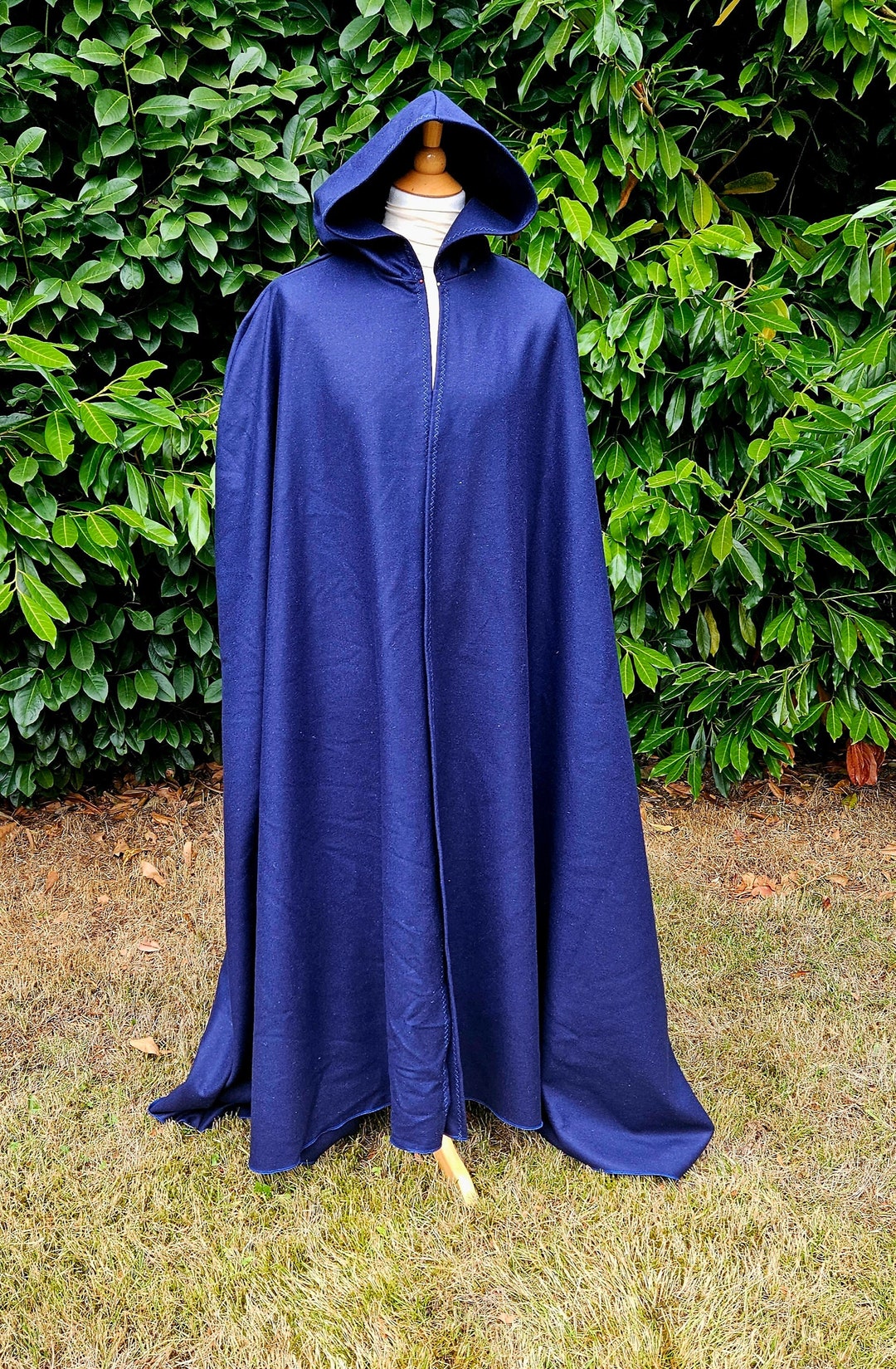 Classic Cloak in Sapphire Blue Wool - Etsy