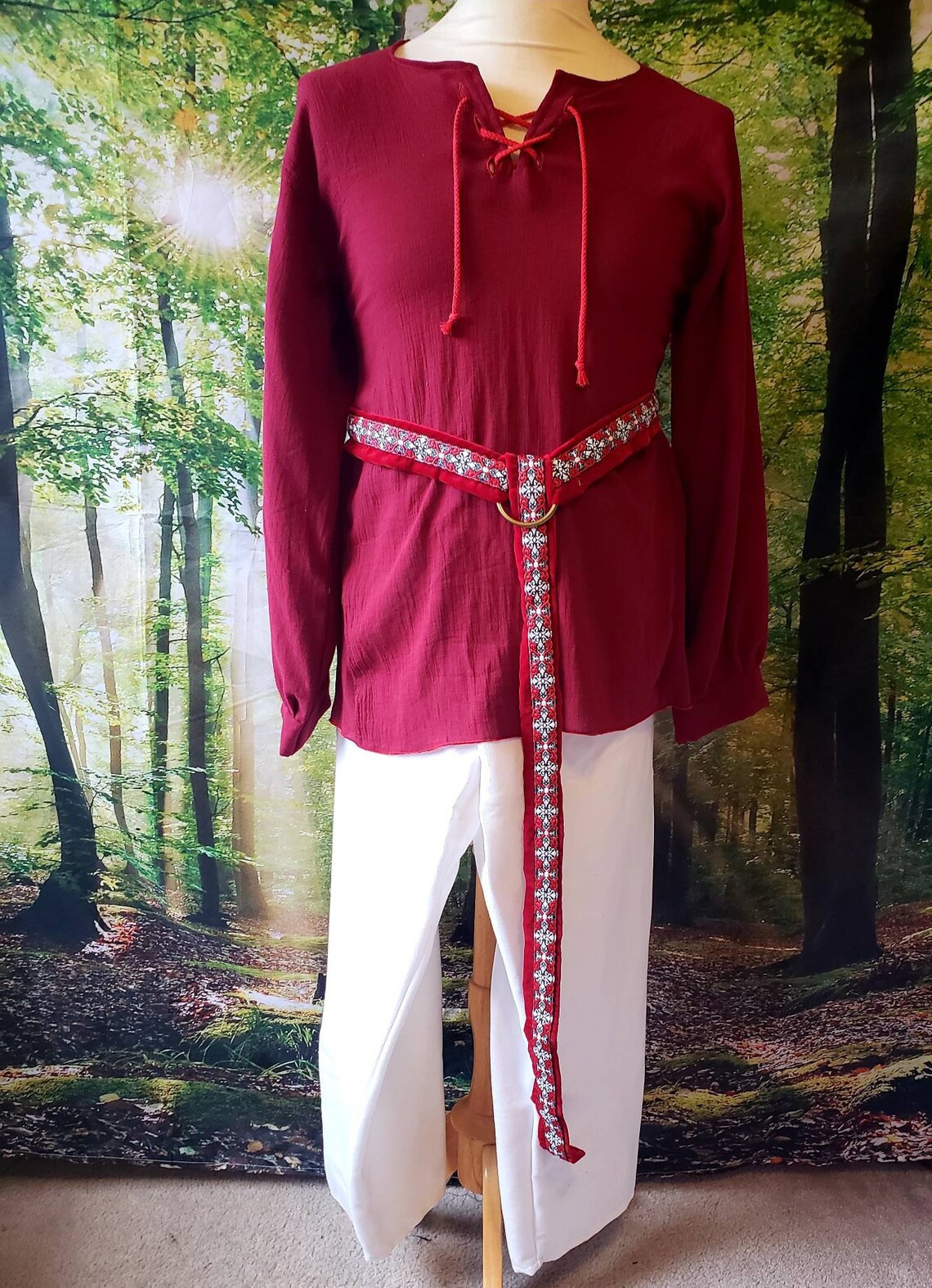 25% OFF 73 Black White & Red Trim Ring Belt on Velvet - Etsy