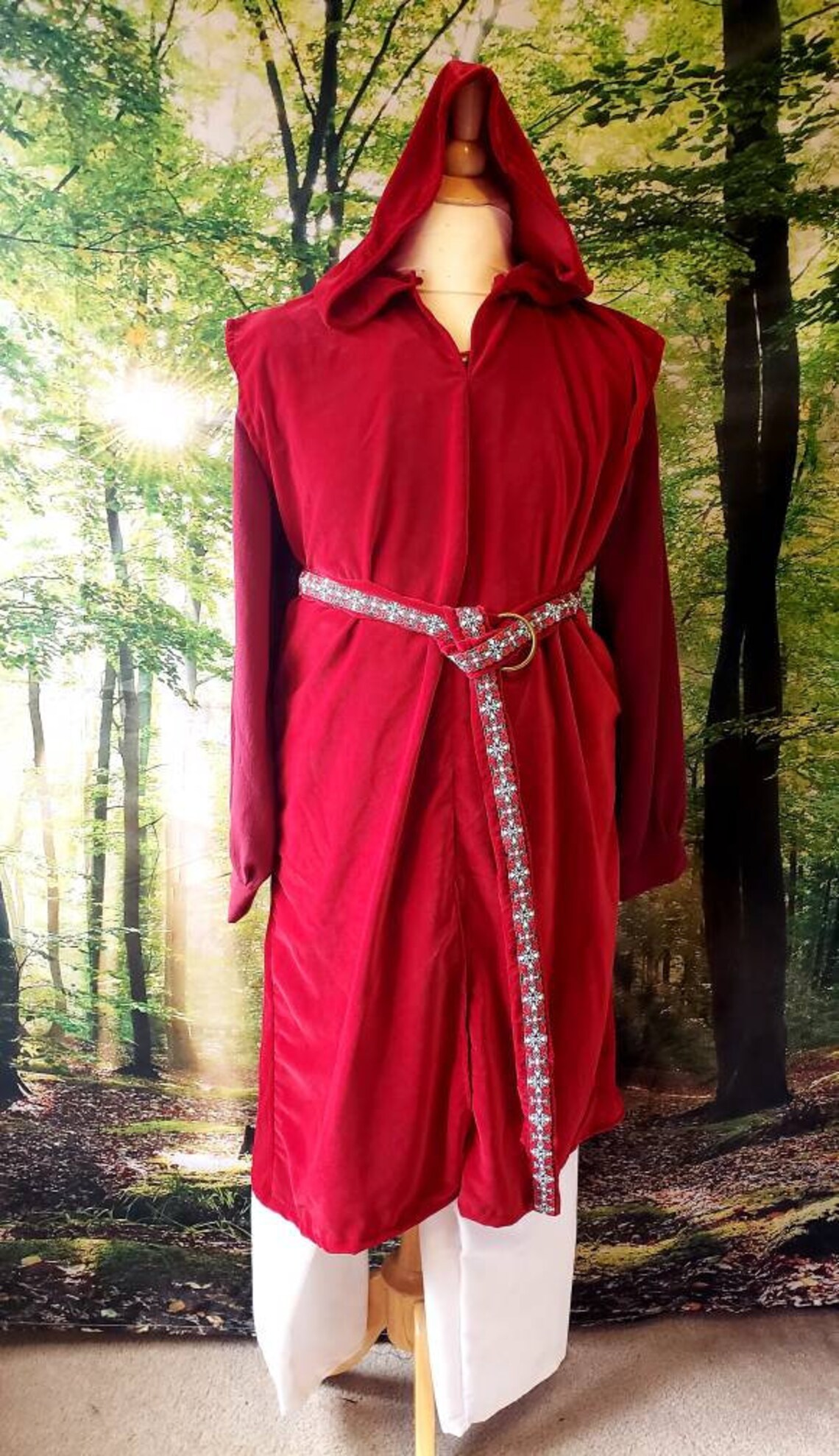 25% OFF 73 Black White & Red Trim Ring Belt on Velvet - Etsy