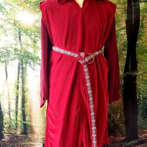 25% OFF 73 Black White & Red Trim Ring Belt on Velvet - Etsy