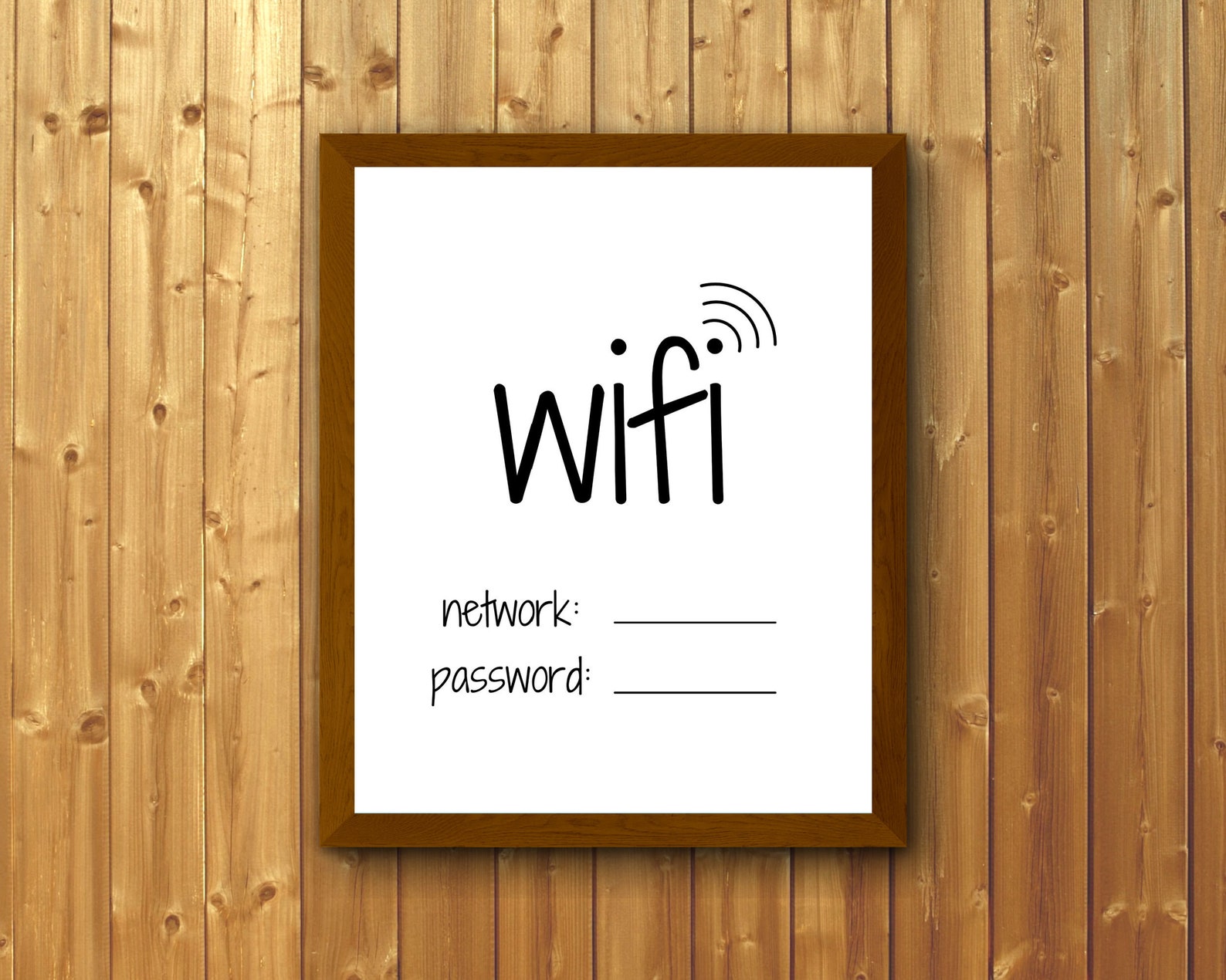 Wifi Printable, Internet Password, Download Printable, Beach House Sign ...