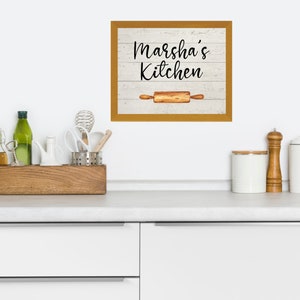Custom Kitchen Sign Personalized Kitchen Décor Wall Art - Etsy