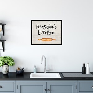 Custom Kitchen Sign Personalized Kitchen Décor Wall Art - Etsy