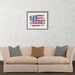 Land of the Free, Printable Wall Art, Stars and Stripes, Weathered ...