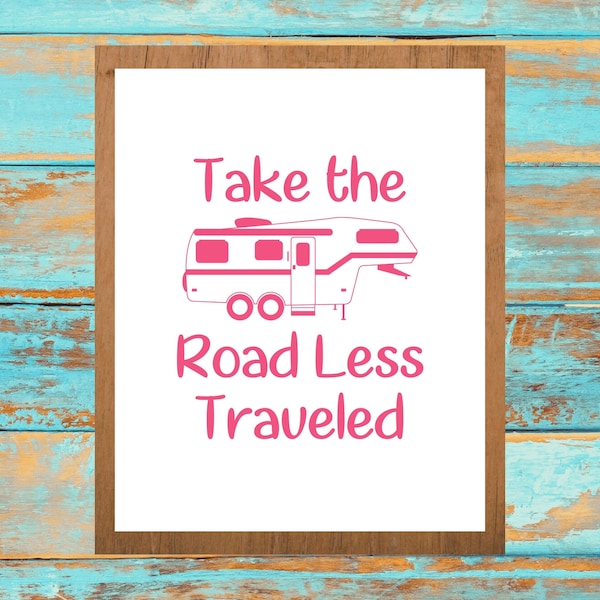Road Less Traveled - Etsy