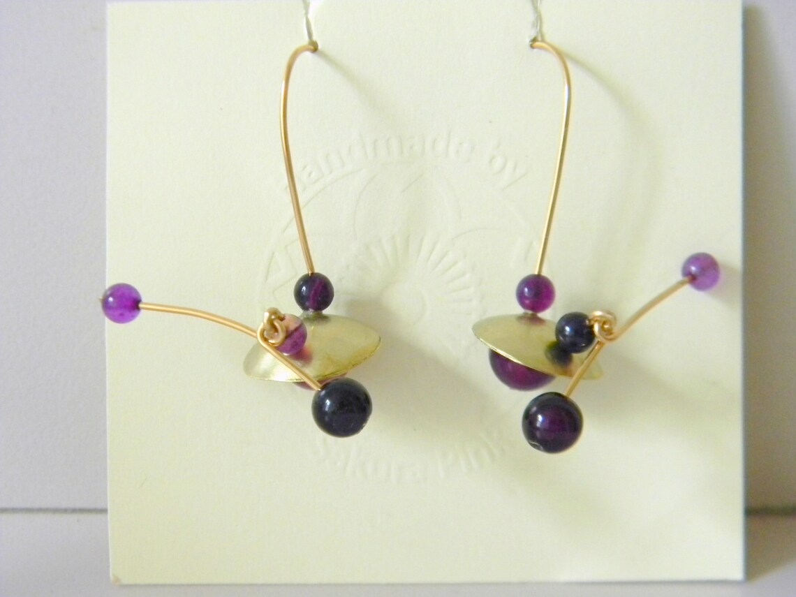 Mobile Earrings Modern Art Earrings Contemporary Earrings | Etsy