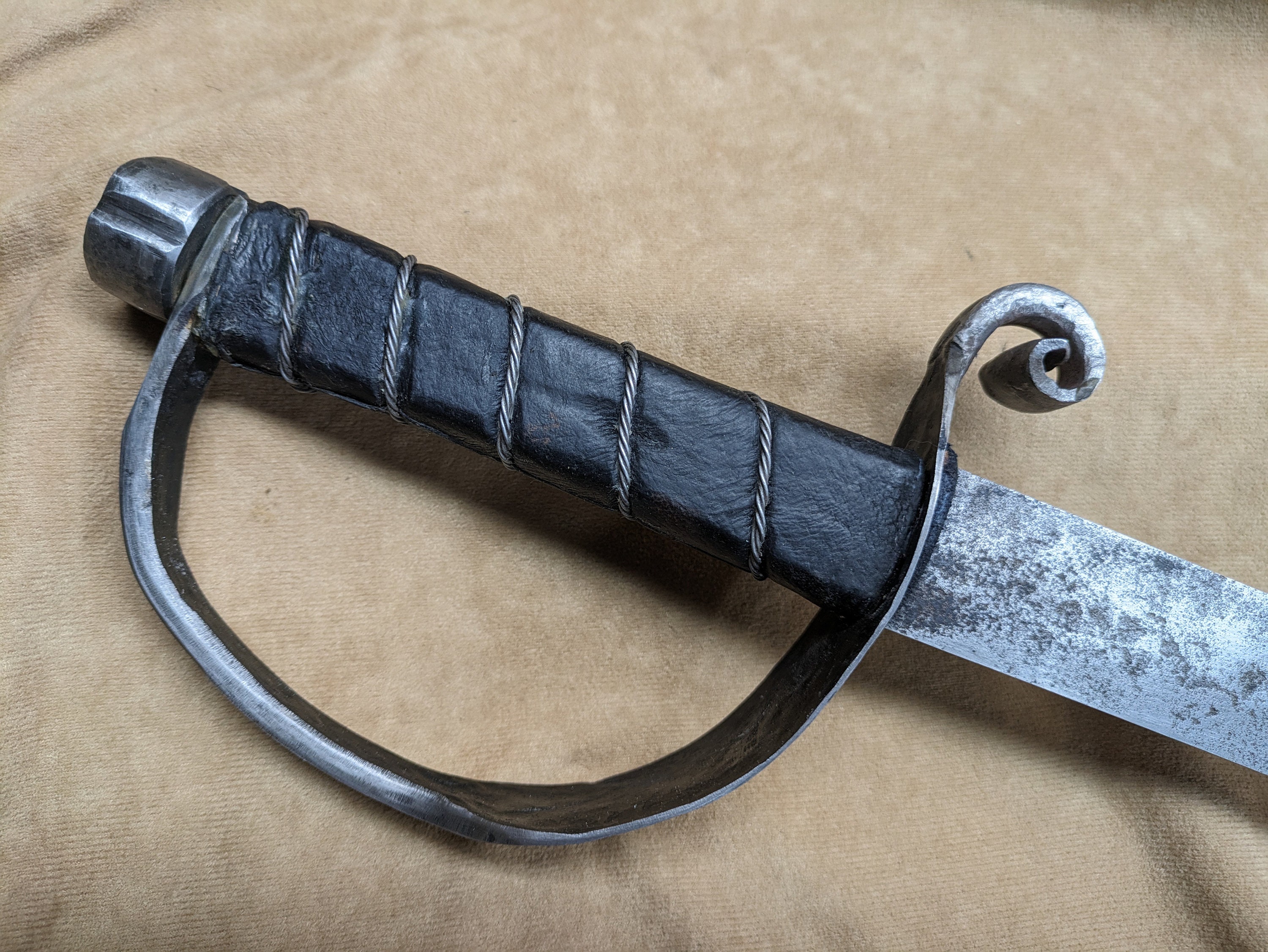 Hand Forged Pirate Sword: Forged in Canada. Pirate, Caribbean ...