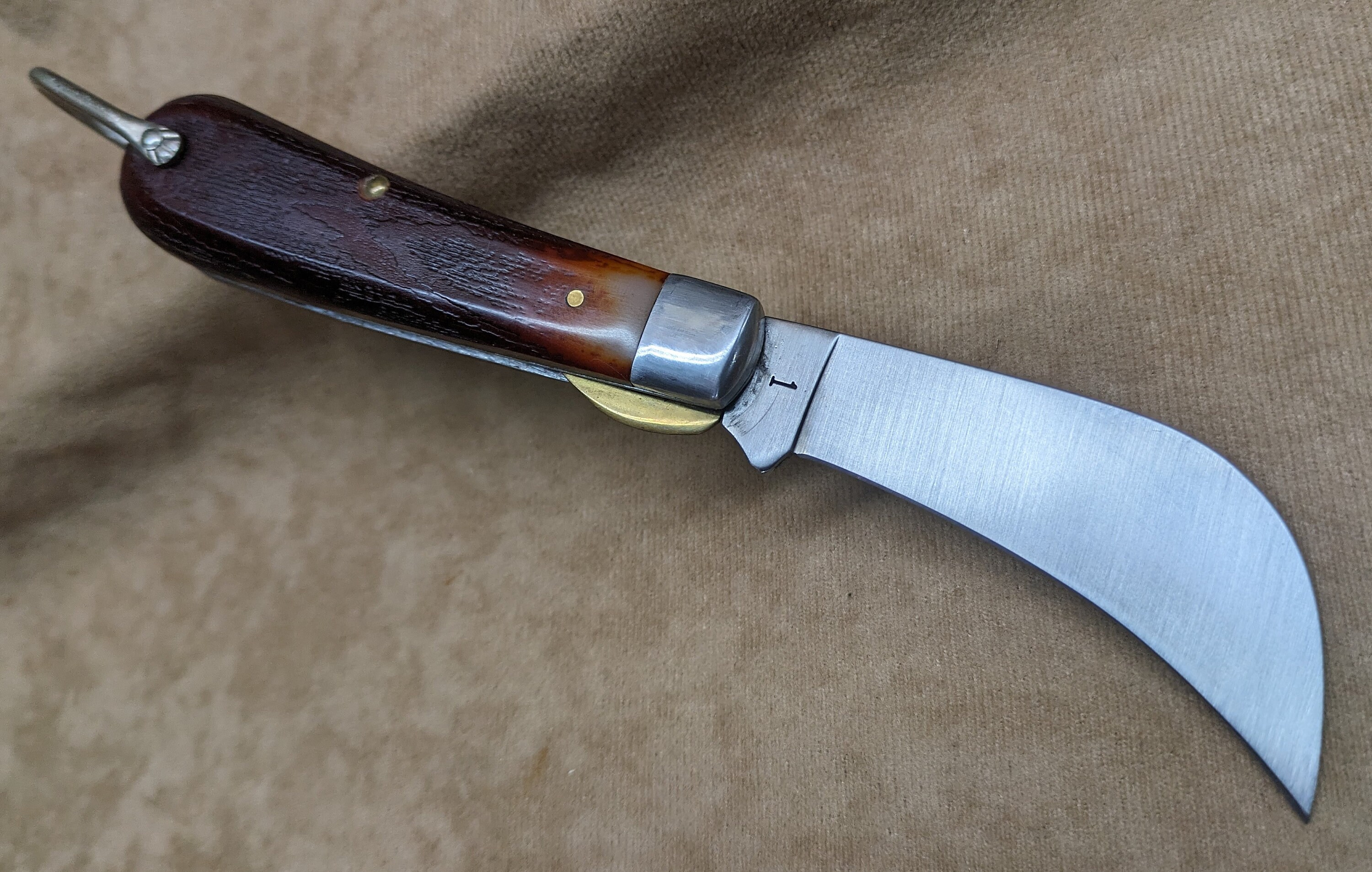 Rare Vintage Camillus Folding Knife. Hawk Bill, USA, Made in America - Etsy
