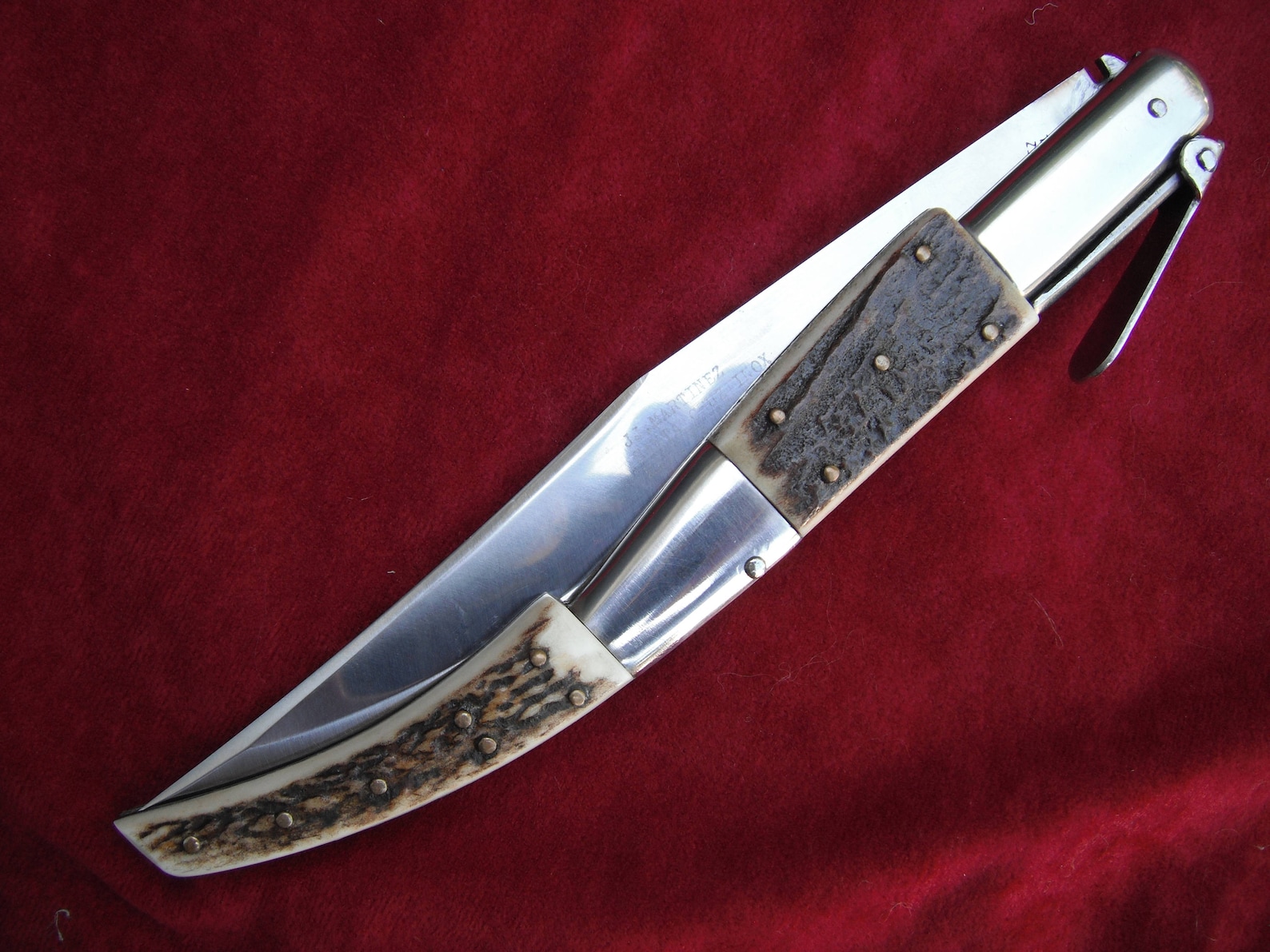 Very large and rare Spanish Navaja Arabica folding knife. | Etsy