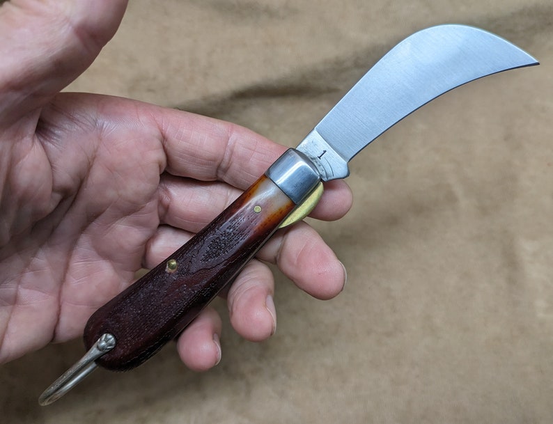 Rare Vintage Camillus Folding Knife. Hawk Bill, USA, Made in America - Etsy