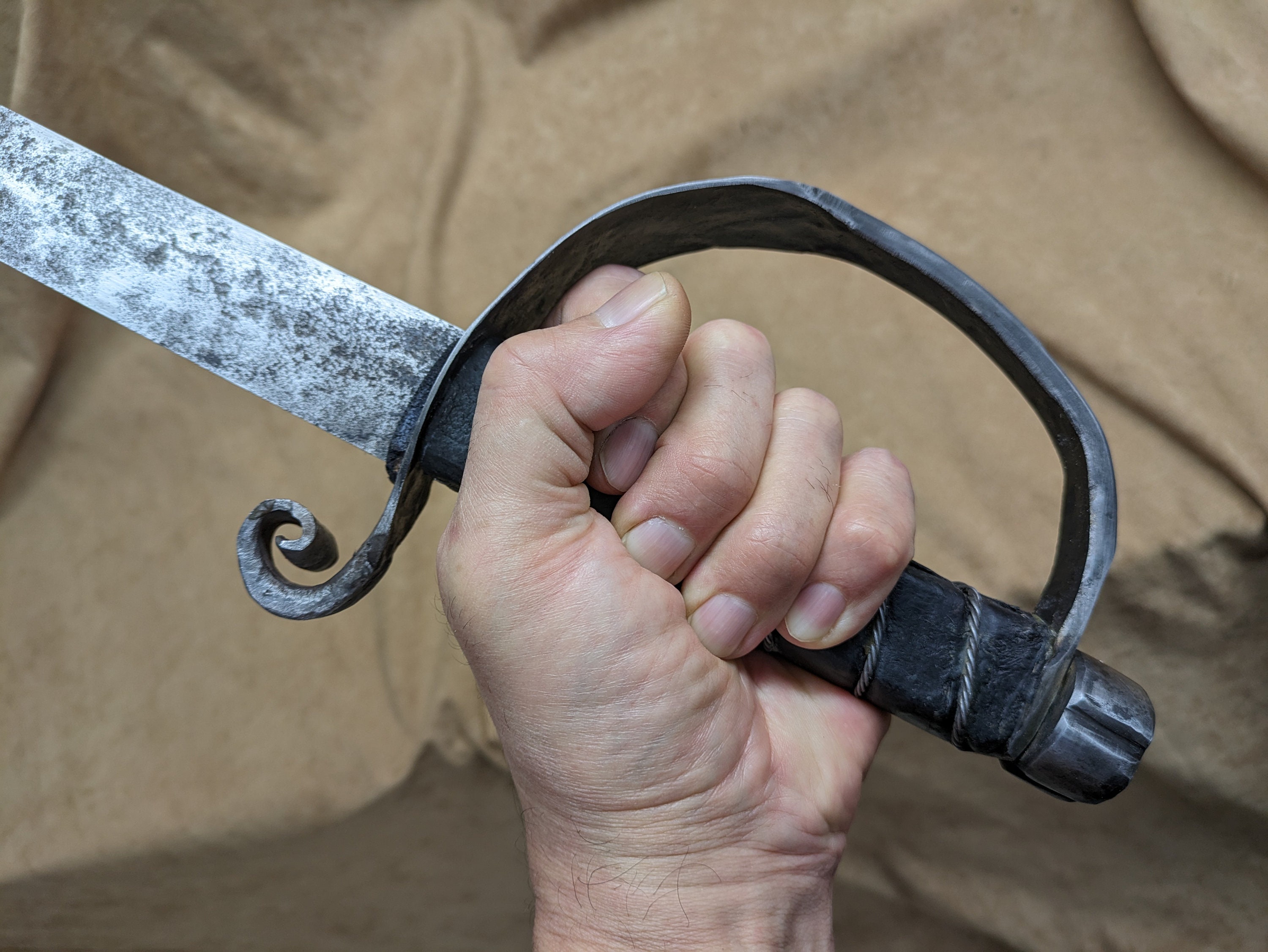 Hand Forged Pirate Sword: Forged in Canada. Pirate, Caribbean ...