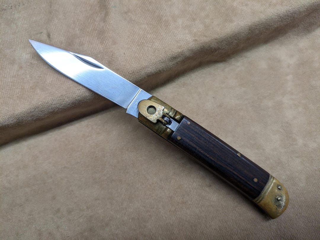 Vintage Italian Lever Lock Folding Knife , Brand New Old Stock, Italy ...