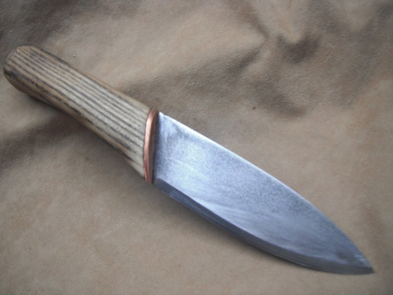 Hand forged knife: Made in Canada black powder patch knife | Etsy