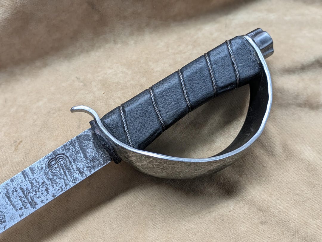 Hand Forged Pirate Sword: Blacksmith Made Forged in Canada. Pirate ...