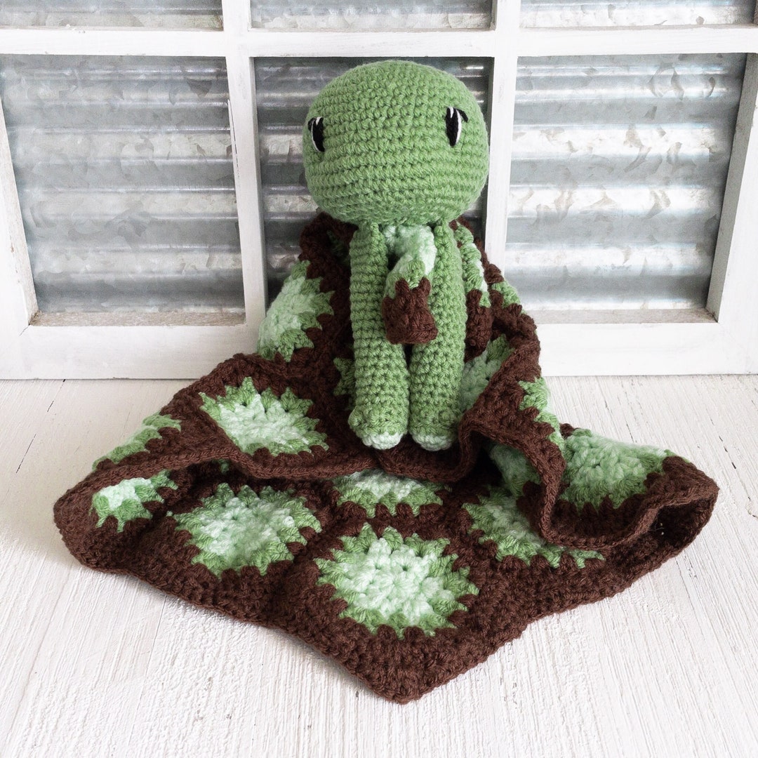 Turtle Lovey - Turtle Blanket - Turtle Baby Blanket - Turtle - Lovey ...