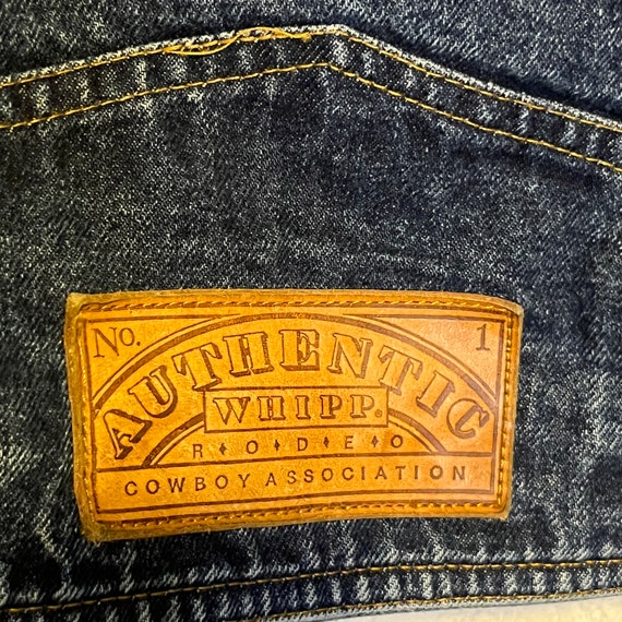 Vintage Sharp Shooters Whipp Dark Denim Western Jacke… - Gem