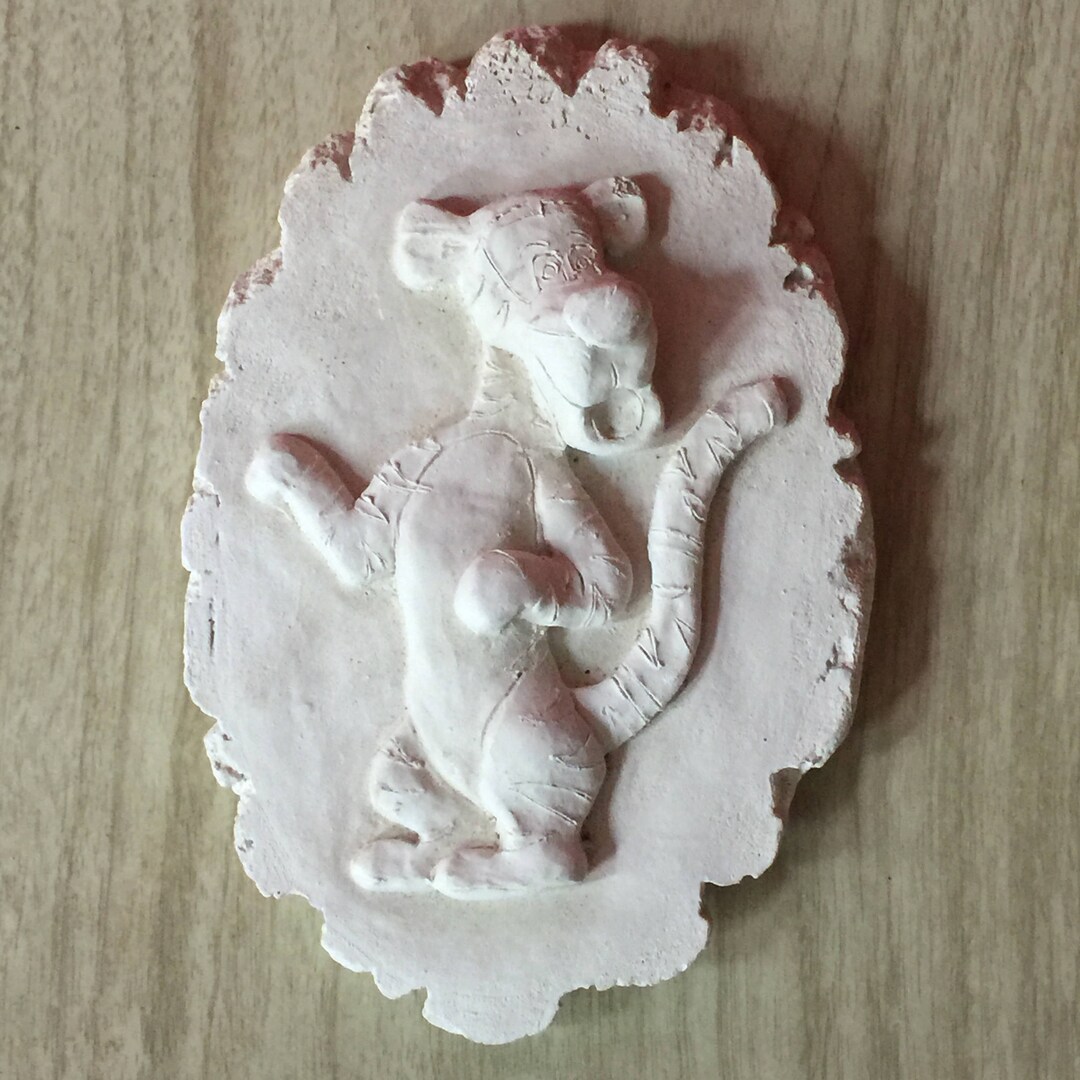Vintage Tigger Chalkware Plaster Wall Hanging Ready to Paint - Etsy